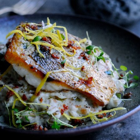 Perlebyg risotto med tomat og parmesan | JulieKarla